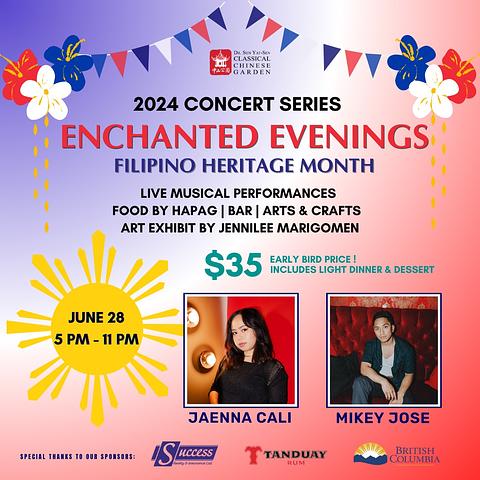 Enchanted Evenings Concert Series: Filipino Heritage Month